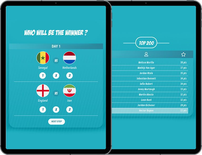 Ideas for interactive football marketing campaigns - Qualifio