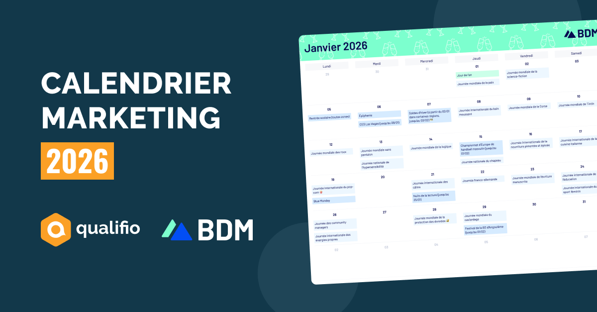 Calendrier marketing 2026 : les temps forts de l'année | Qualifio