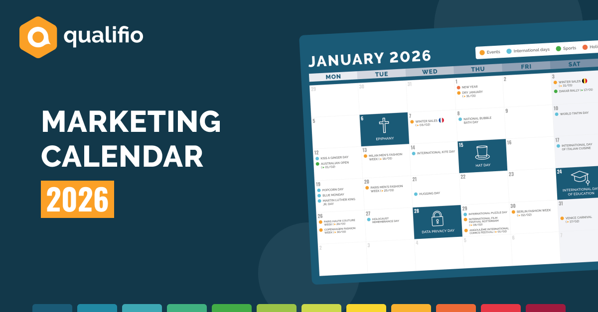 Marketing calendar 2026: must-know dates | Qualifio